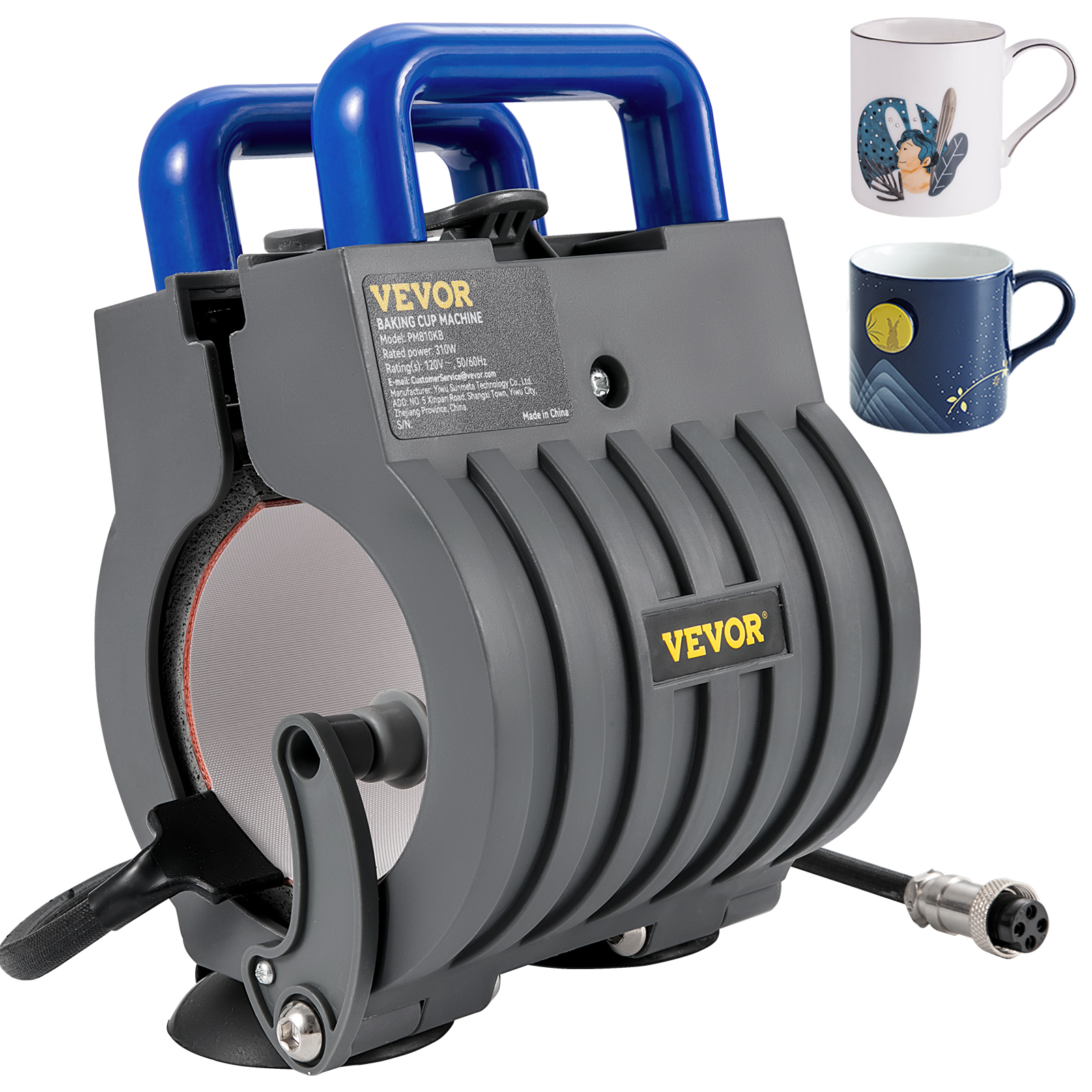 VEVOR Cup Heat Press Attachment, 11oz Mug Heating Transfer Element for ...
