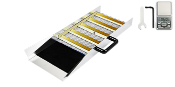 VEVOR Aluminum Alloy Sluice Box, Compact 24" Mini Sluice Boxes for Gold ...