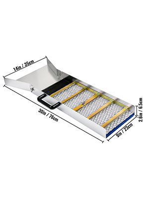 VEVOR Aluminum Alloy Sluice Box, Compact 30" Long Sluice Boxes for Gold ...