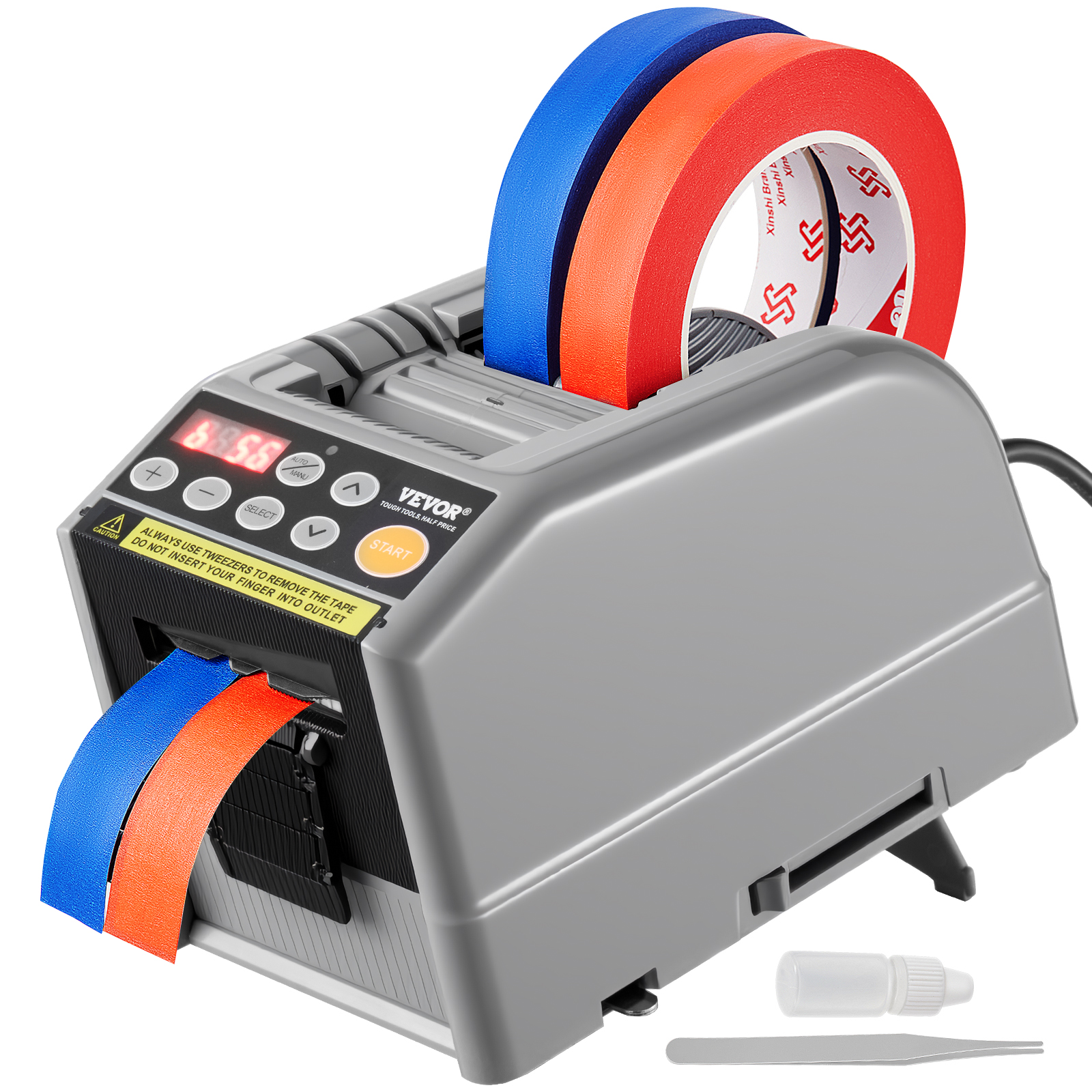 VEVOR Automatic Tape Dispenser Adhesive Electric Tape Cutter Packaging ...