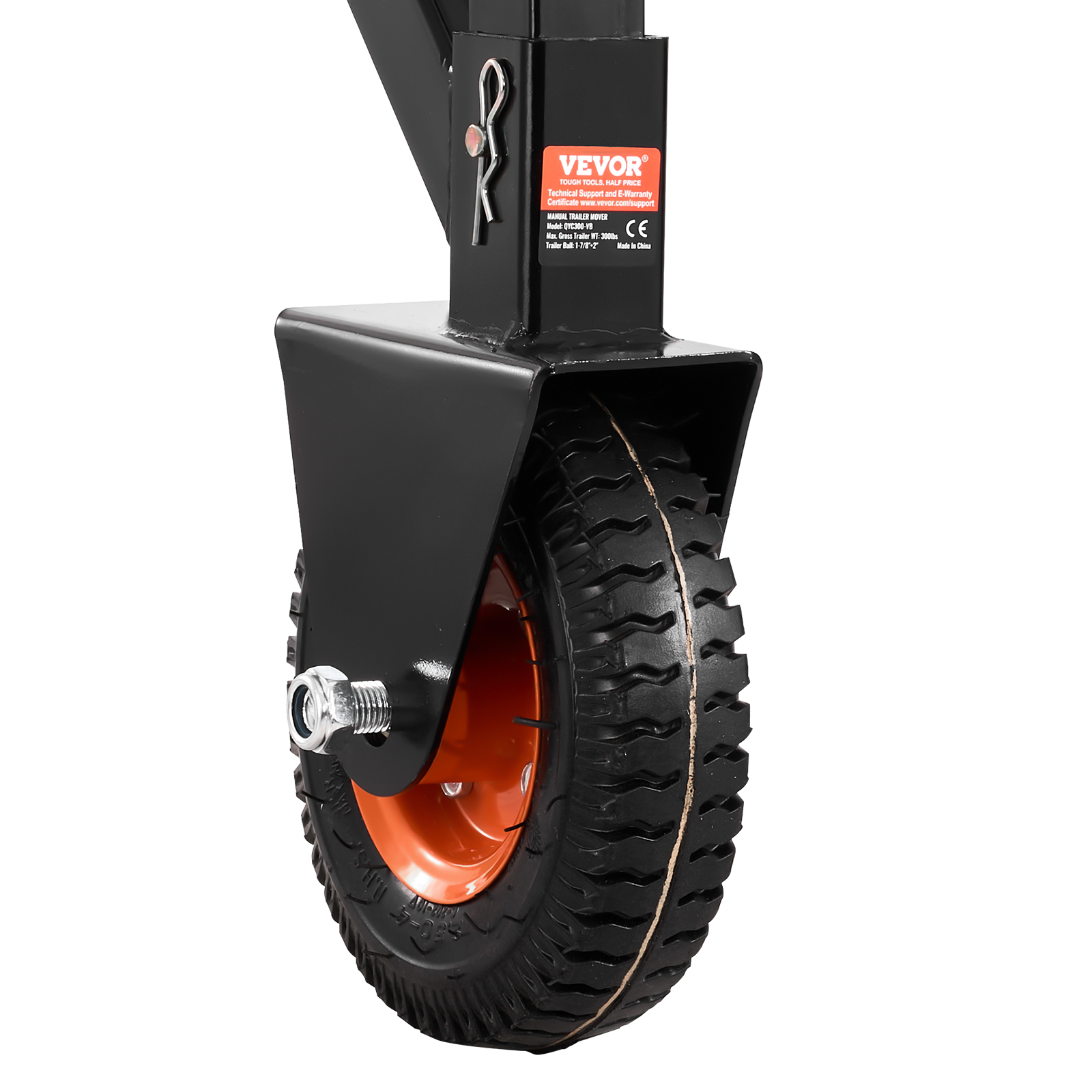 300lbs Adjustable Trailer Dolly 16.5 and 22 in Height 1-7/8 and 2 in ...