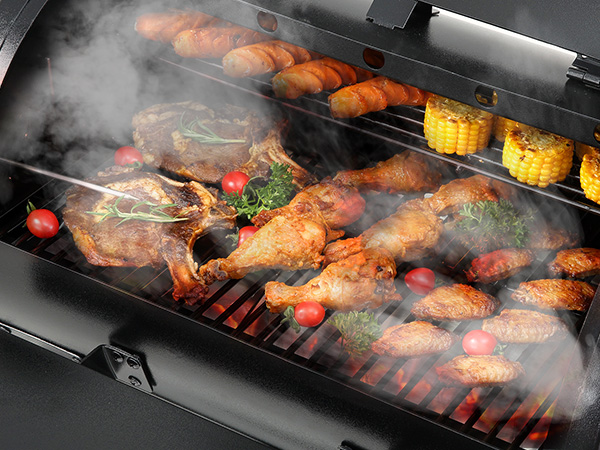 VEVOR 53" Heavy Duty Charcoal Grill BBQ Portable Grill with Cart ...