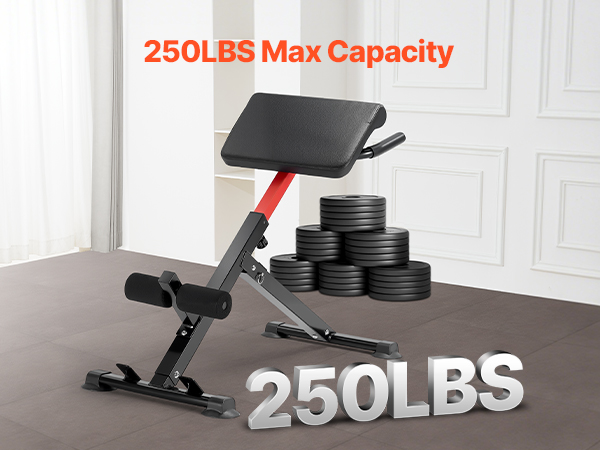 Roman Chair Back Extension Hyperextension Bench Adjustable Foldable ...