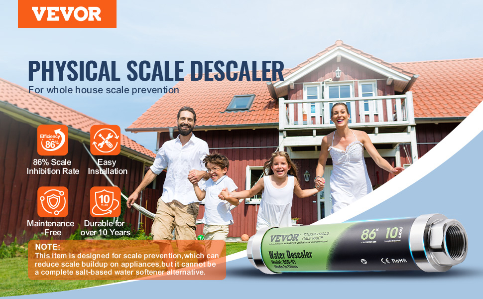 Whole House Salt Free Descaler Physical Scale Descaler System SAAS ...