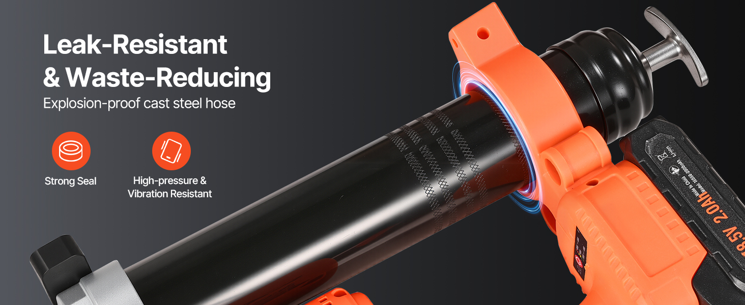 VEVOR Cordless Grease Gun 8000 PSI 20V Electric Grease Gun (Tool Only ...