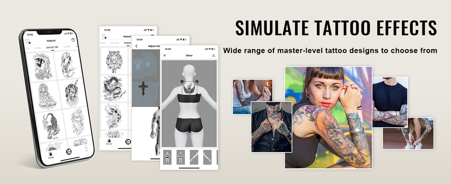 VEVOR Tattoo Stencil Printer, Wireless Bluetooth Tattoo Printer ...
