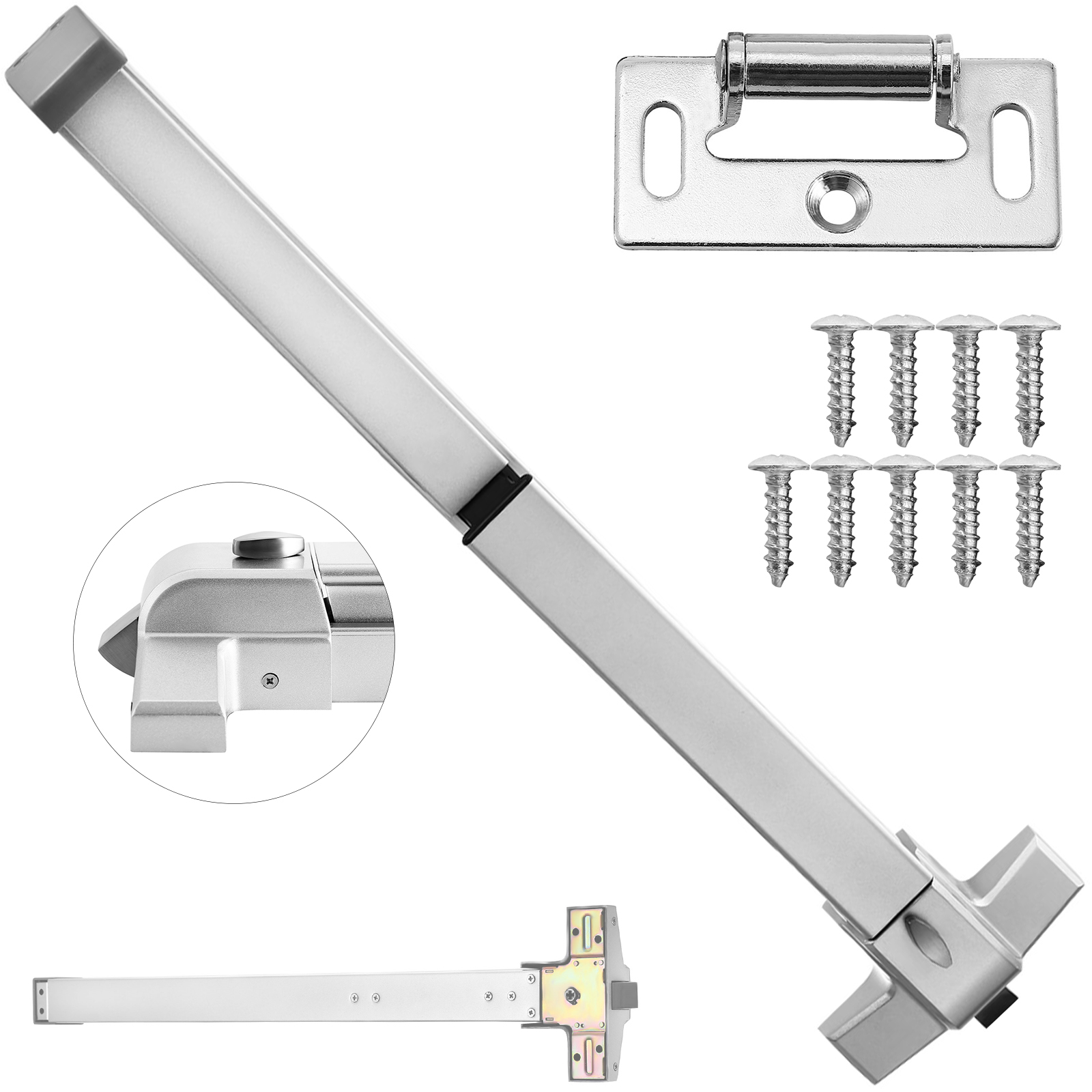 Door Push Bar Panic Exit Device Stoving Vanrish Emergency Lock Made 400 ...