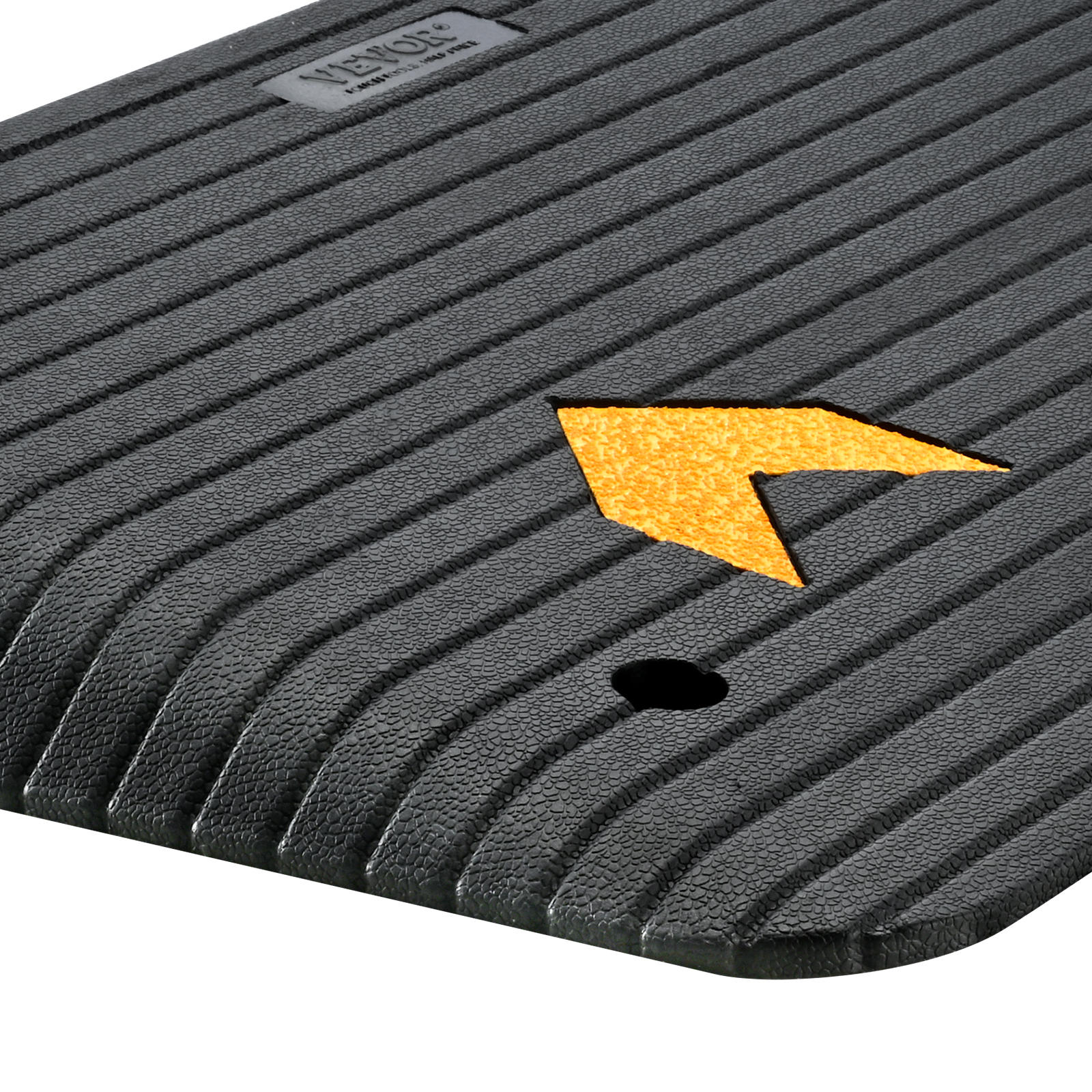 VEVOR Rubber Threshold Ramp, 4" Rise Wheelchair Ramp Doorway, Recycled ...