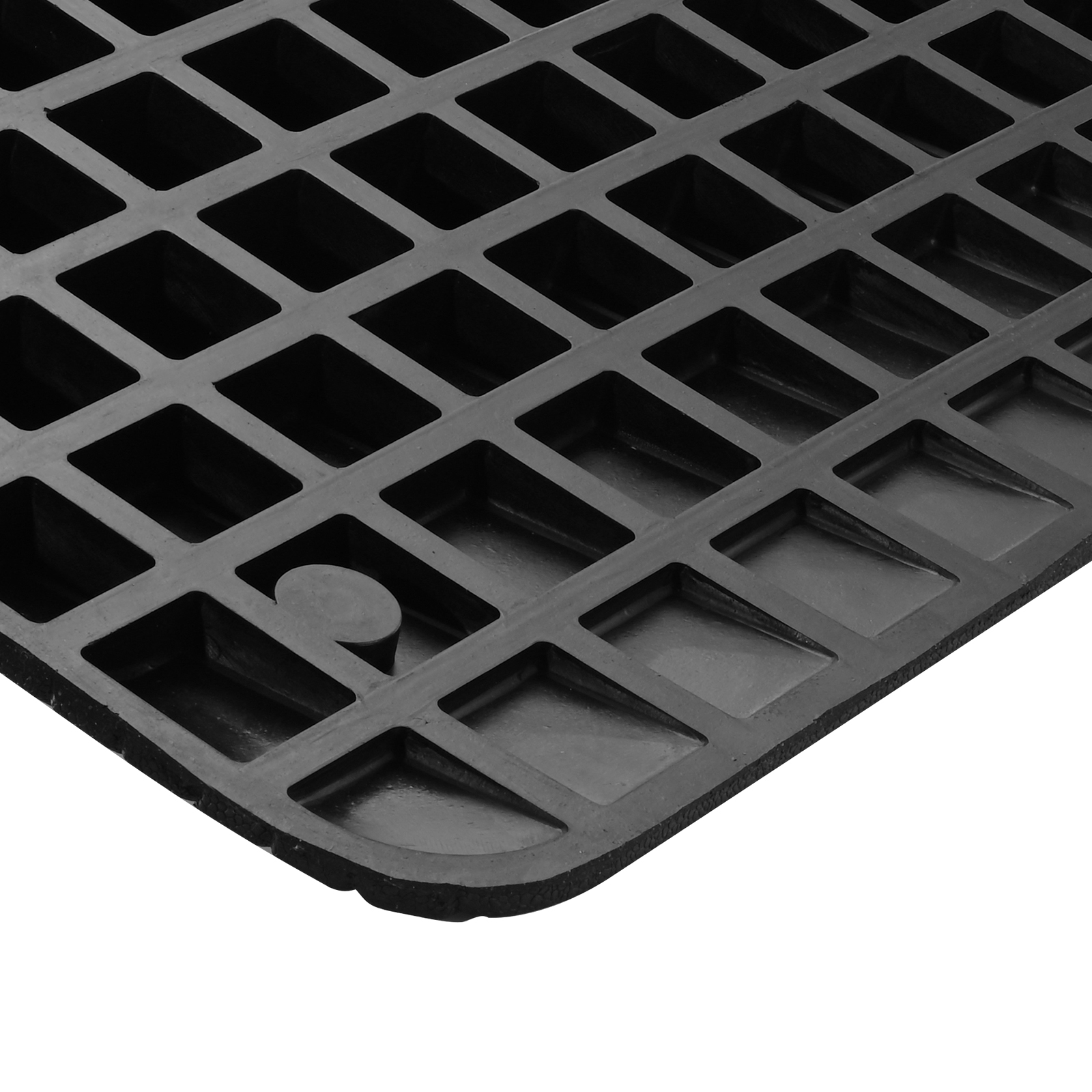 VEVOR Rubber Threshold Ramp, 4" Rise Wheelchair Ramp Doorway, Recycled ...