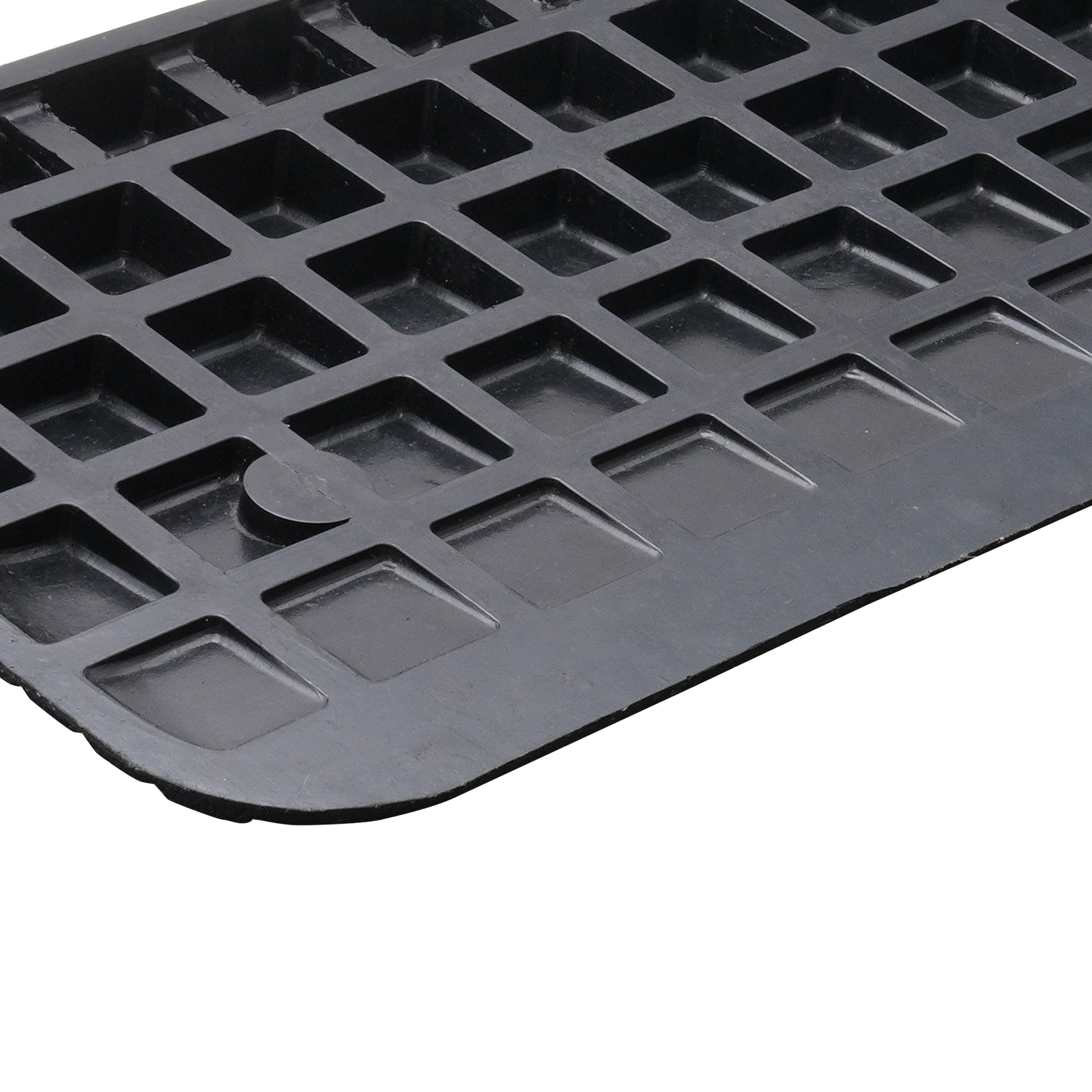 VEVOR Rubber Threshold Ramp, 5 cm Rise Threshold Ramp Doorway, Recycled ...