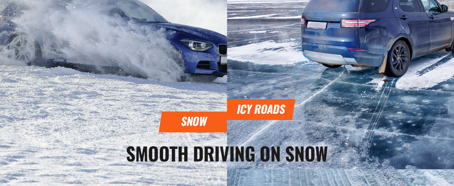 VEVOR 2PCS Thickened Snow Socks for Tires Snow Traction Tire Cover ...