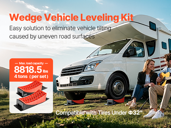 Camper Levelers 2 Packs RV Leveling Blocks 8818.5 lbs 4" Leveling ...