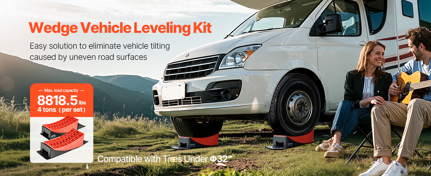 Camper Levelers 2 Packs RV Leveling Blocks 8818.5 lbs 4" Leveling ...