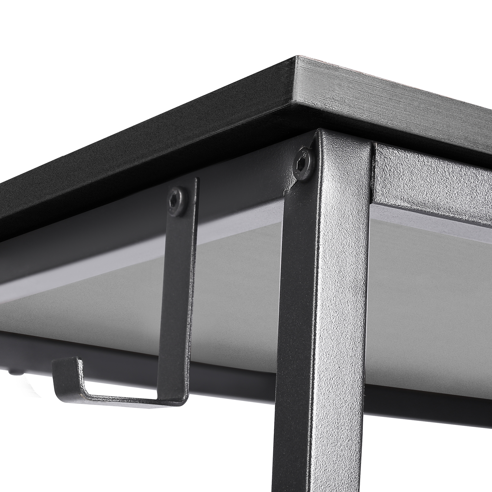 VEVOR L Shaped Computer Desk, 59'' Corner Desk with Storage Bag ...