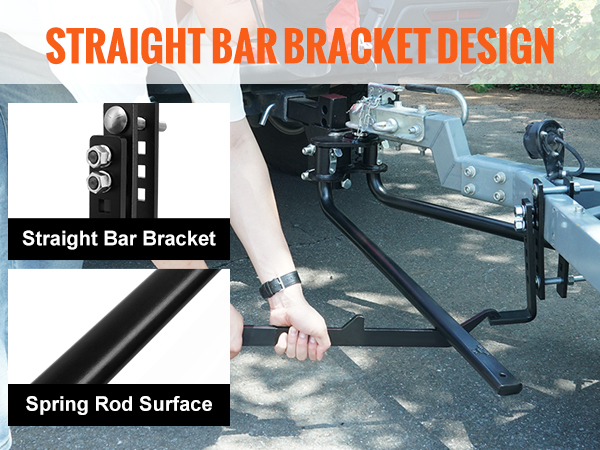 VEVOR Weight Distribution Hitch, 1,000 lbs Weight Distributing Hitches ...