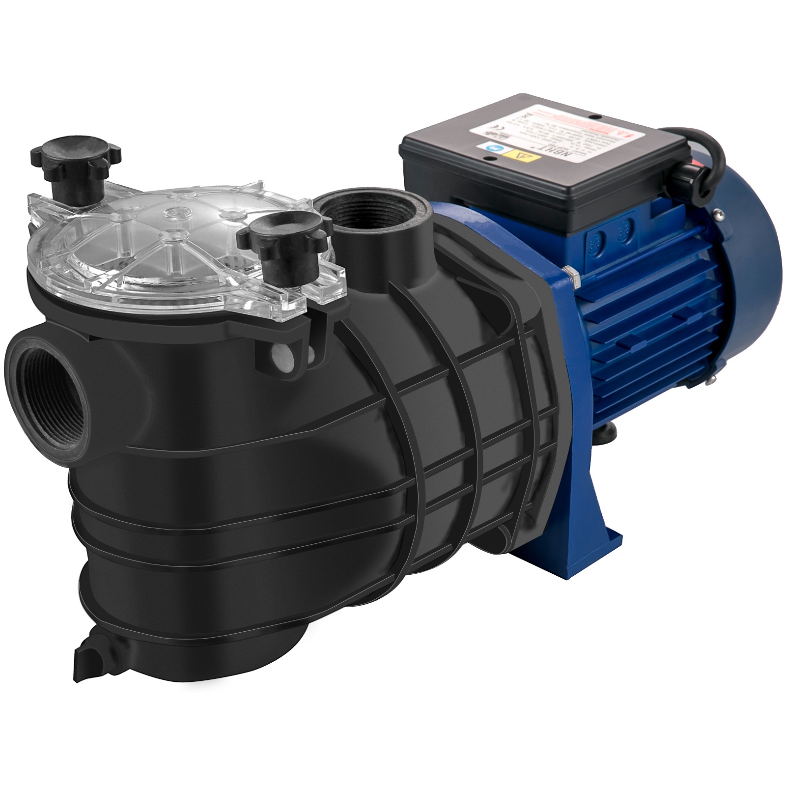 VEVOR 1 HP Pool Pump, 15000 L/h 750W Pool Pump In/Ground Swimming Pool ...