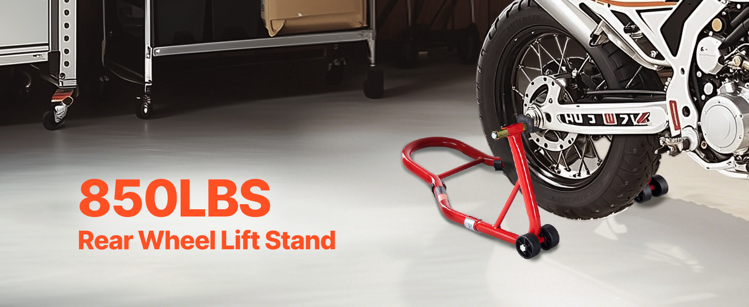 Motorcycle Stand Lift 850 lbs Rear Wheel Spoolift Paddock Swingarm Arm ...