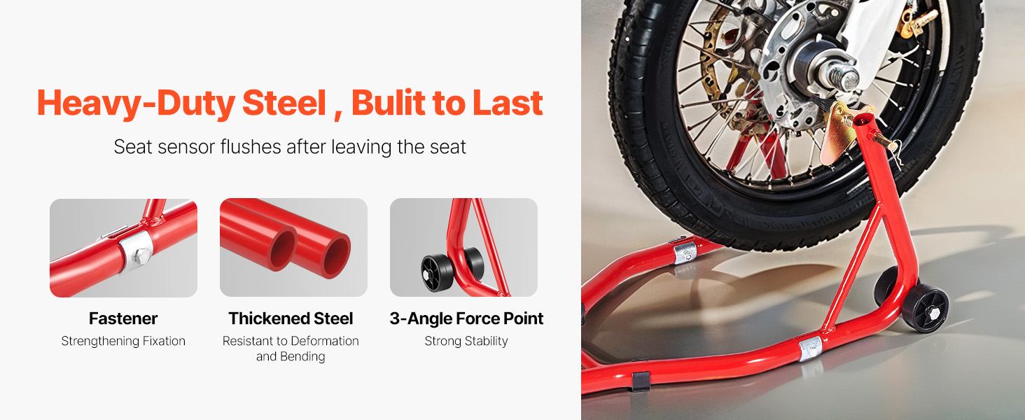 Motorcycle Front & Rear Stand Lift 850 lbs Spoolift Paddock Swingarm ...