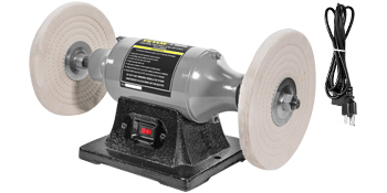 VEVOR Bench Buffer Polisher, 8 inch Buffing Machine 370W Motor with ...