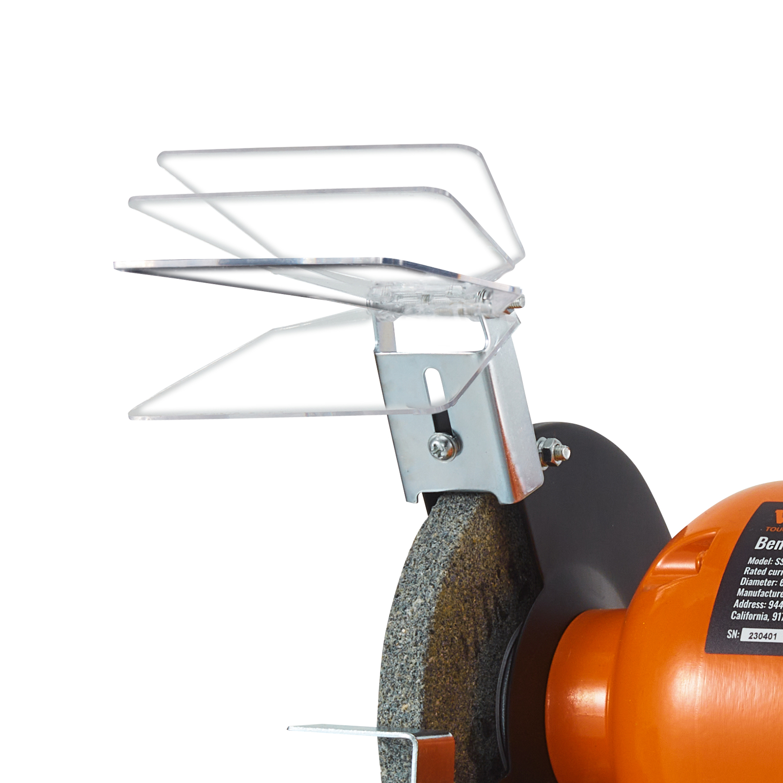 VEVOR Bench Grinder, 6 inch Single Speed Bench Grinder with 2.1A ...