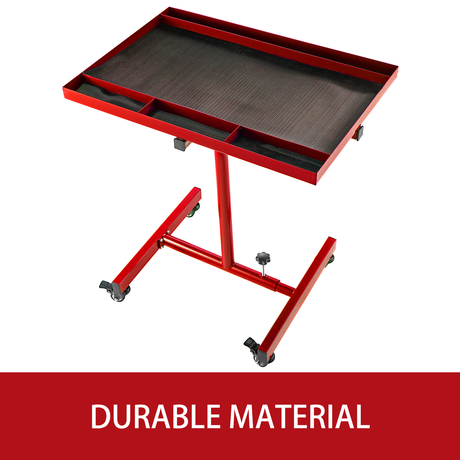 VEVOR 55lbs Capacity Rolling Tool Table 30x20inch Tear Down Tray Mobile ...
