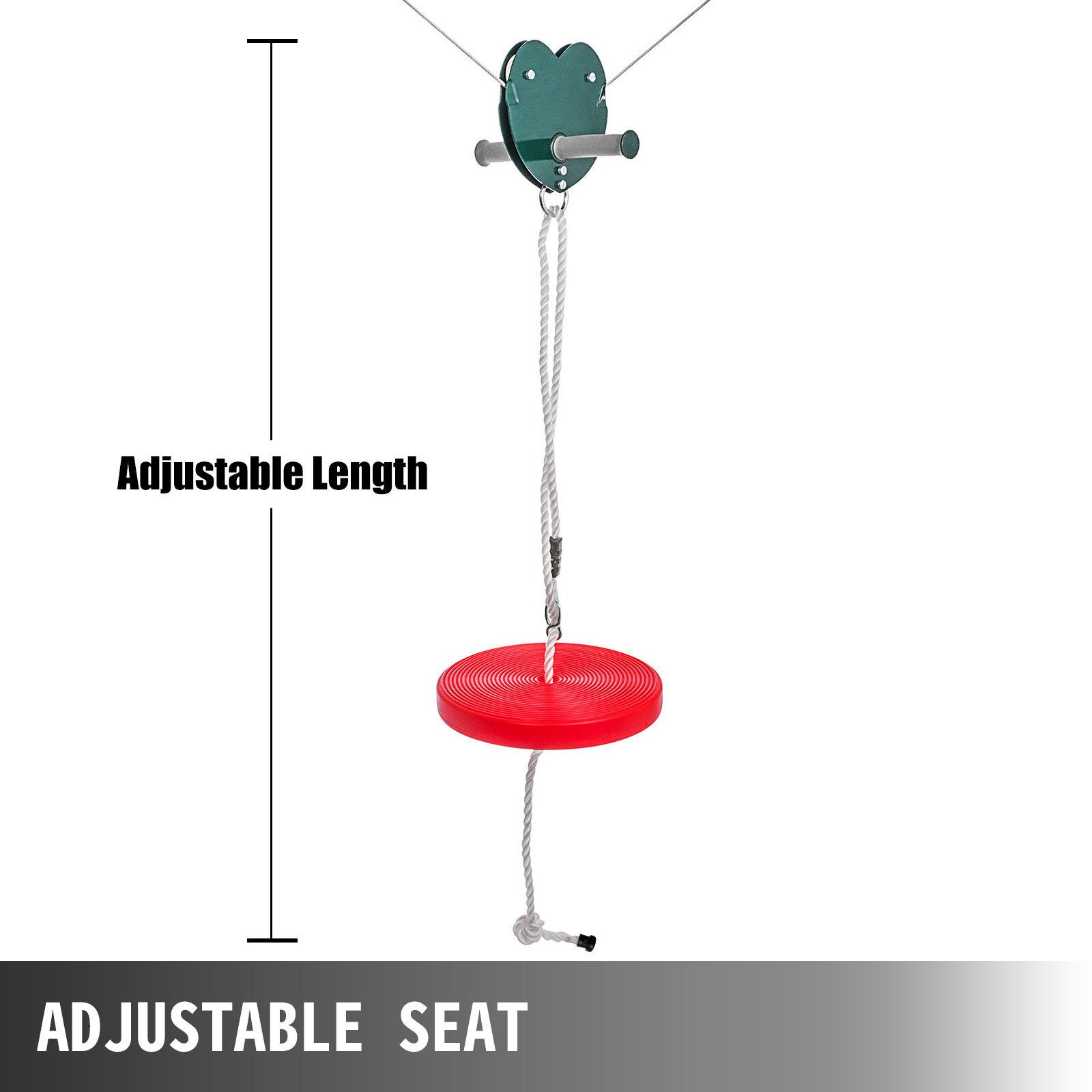 Zipline Kit 100ft Ultimate Zip Line Kit Toys With Seat Trolley ...