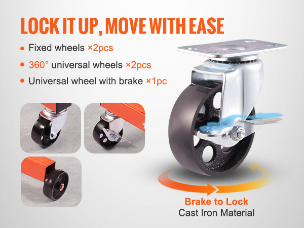 VEVOR Engine Stand, 750 lbs (3/8 Ton) Rotating Engine Motor Stand with ...