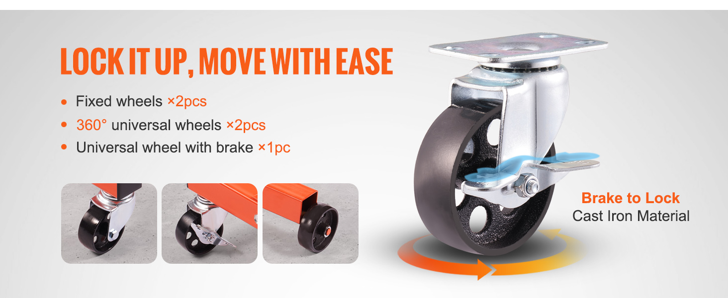 VEVOR Engine Stand, 750 lbs (3/8 Ton) Rotating Engine Motor Stand with ...