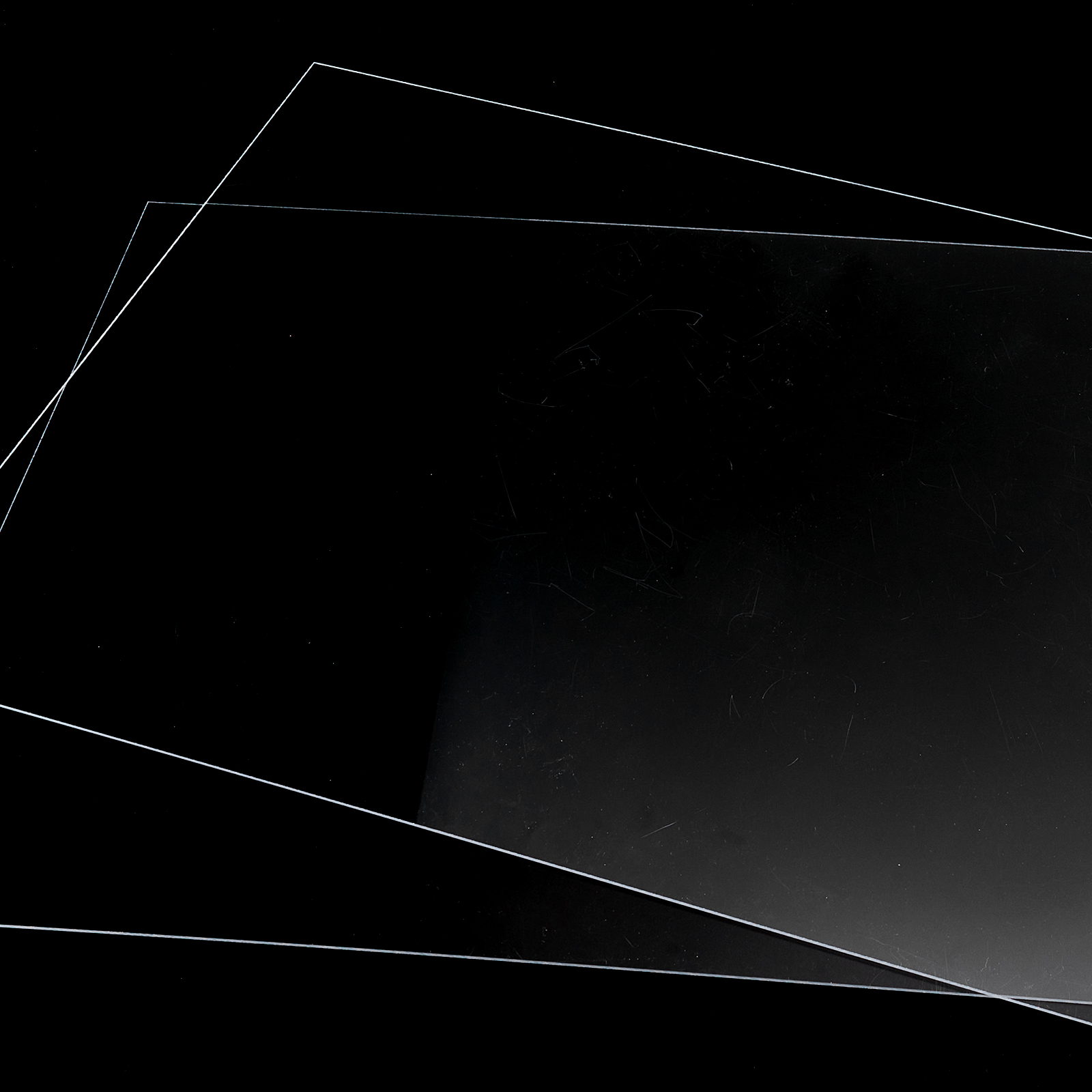 VEVOR Plexiglass Acrylic Sheets, 2-Pack Plastic Sheet, 24 x 48 Inch 1/8 ...