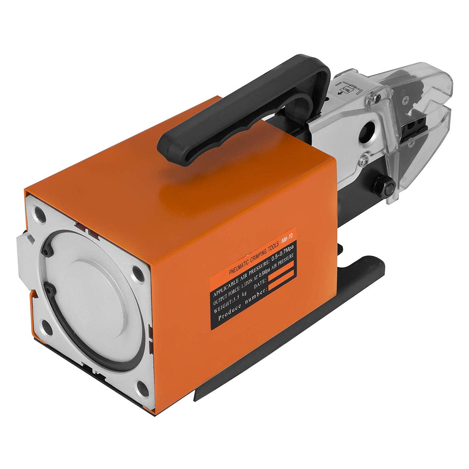 VEVOR Pneumatic Crimping Tool Am-10, Air Powered Wire Terminal Crimping ...