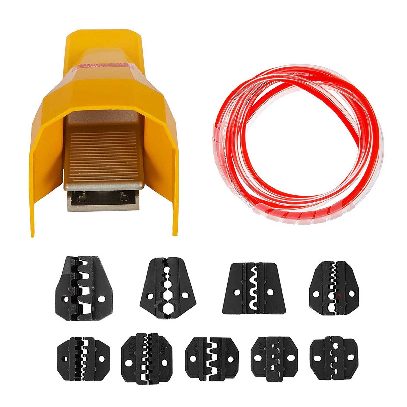 VEVOR Pneumatic Crimping Tool Am-10, Air Powered Wire Terminal Crimping ...