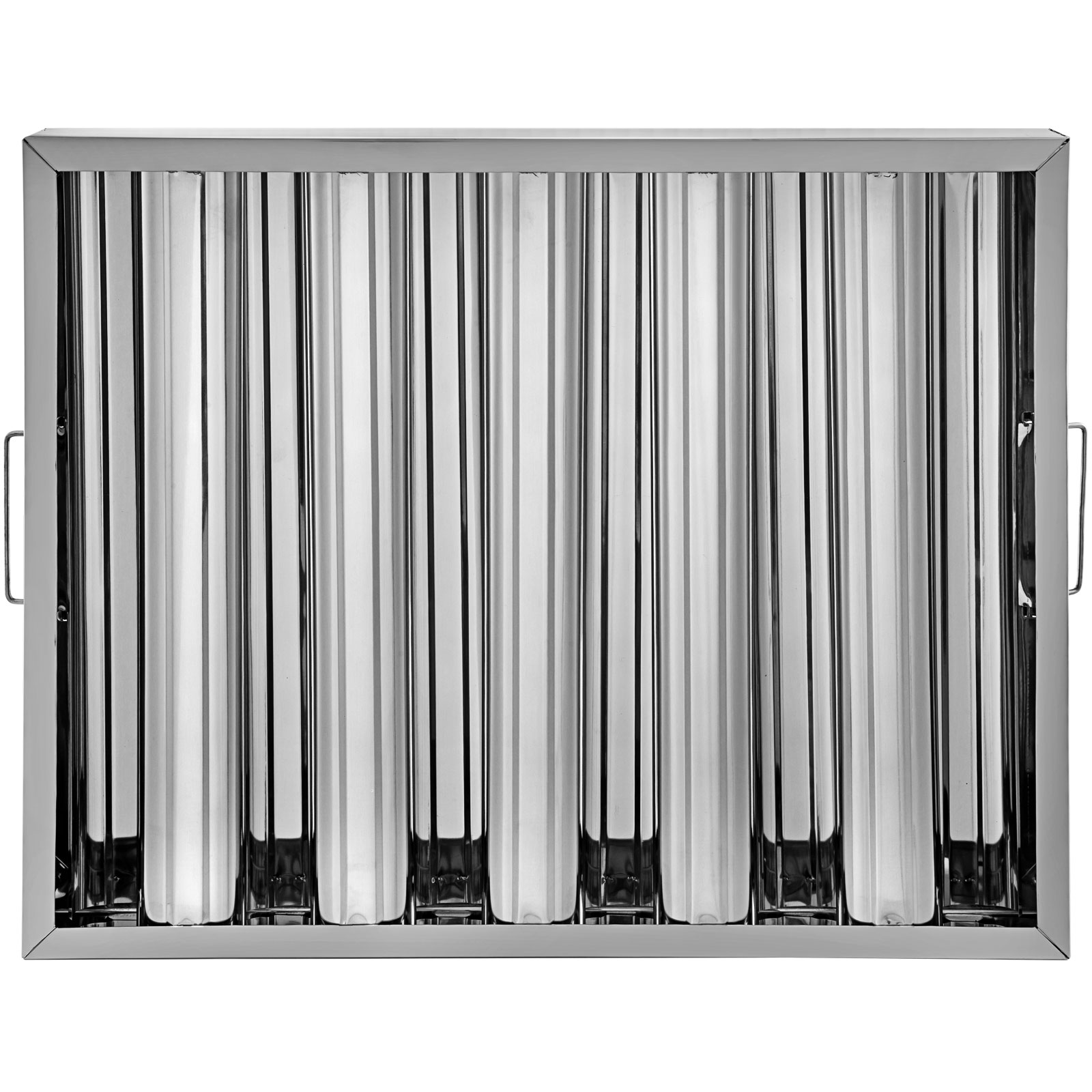 VEVOR Pack of 6 Hood Filters 19.5W x 15.5H Inch, 430 Stainless Steel 5 ...