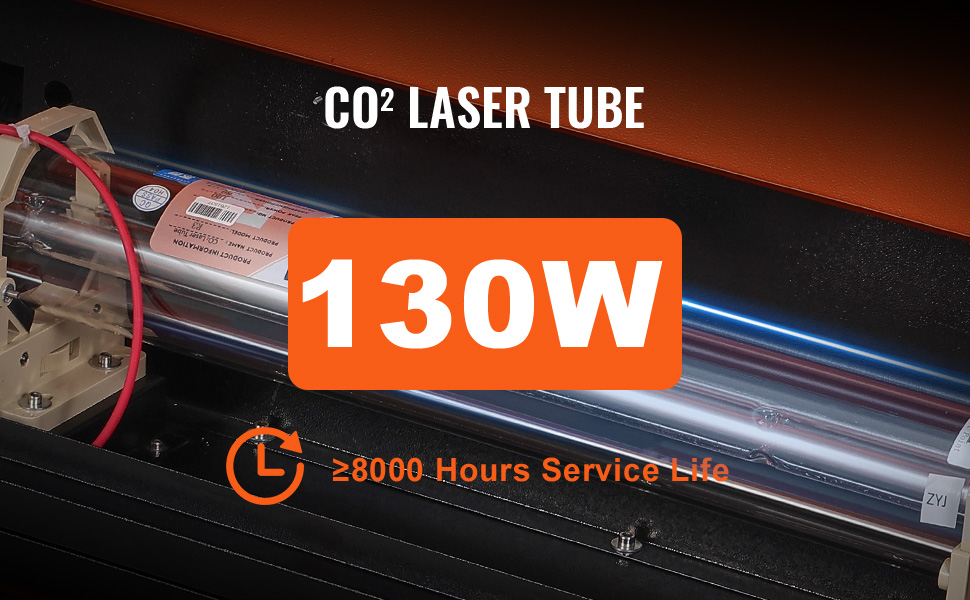 VEVOR 130W CO2 Laser Engraver, 35 x 55 in, 19.7 IPS Laser Cutter ...