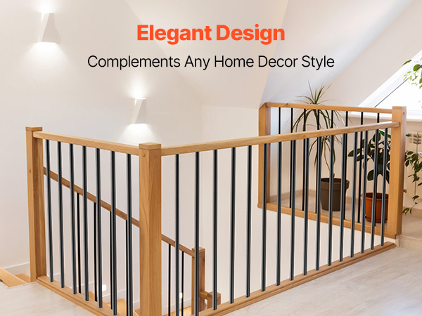 VEVOR Staircase Balusters 101 Pack 36 In Aluminum Spindles with Screws ...