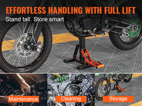 VEVOR Dirt Bike Lift Stand, Motorcycle Jack Lift Stand 440 lbs Capacity ...