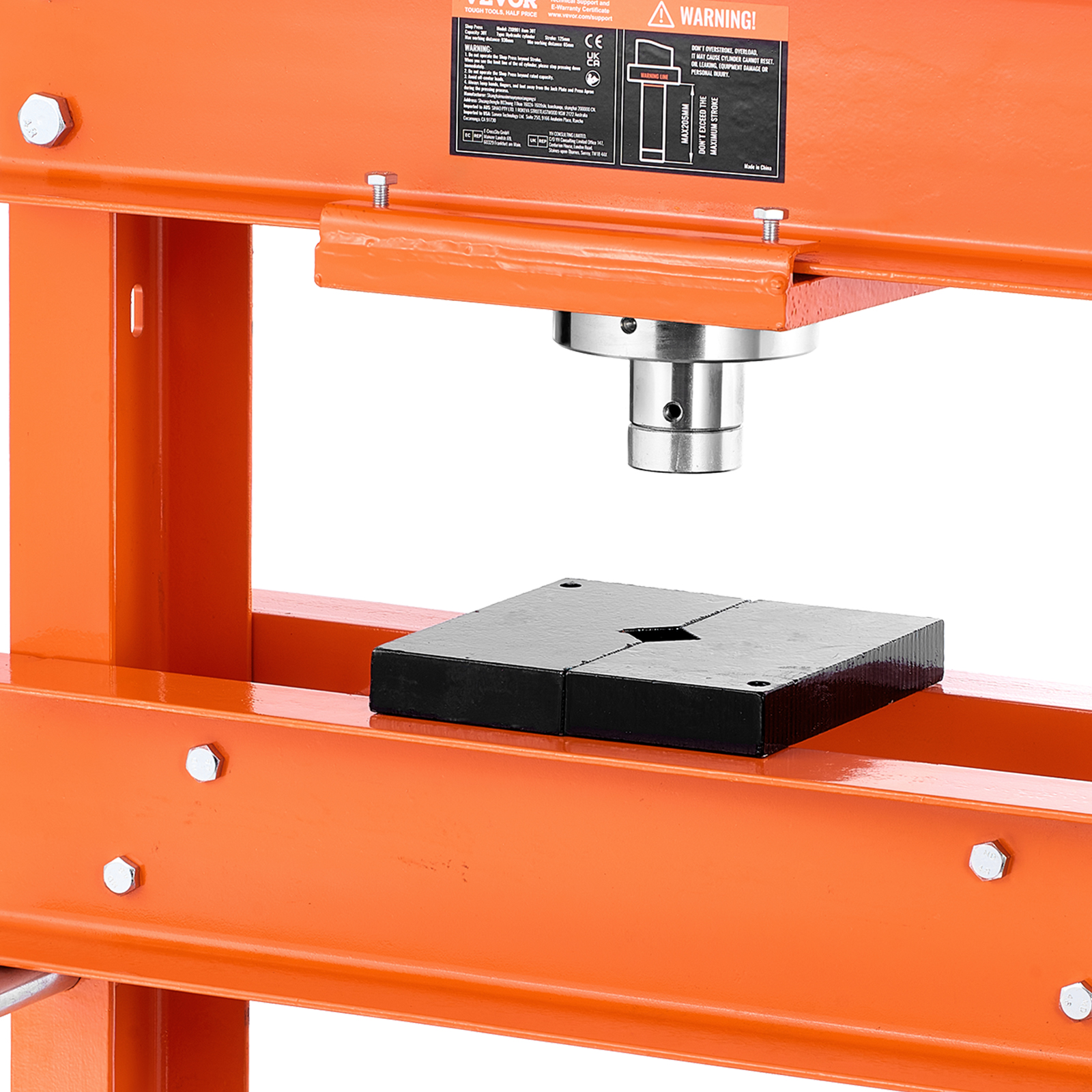 30 T Hydraulic Shop Press Hydraulic Press with Press Plate for Bending ...