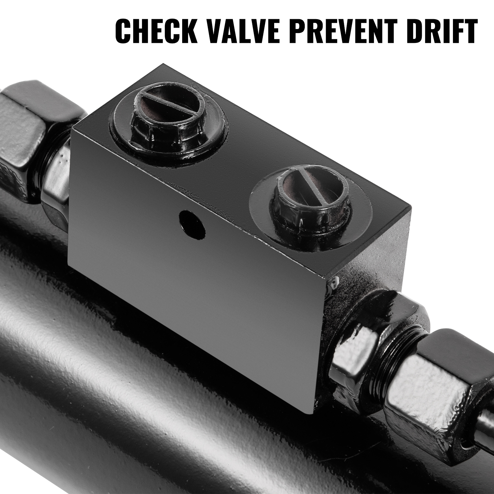 VEVOR Double Acting Hydraulic Cylinder 2” Bore, Top Link Hydraulic ...