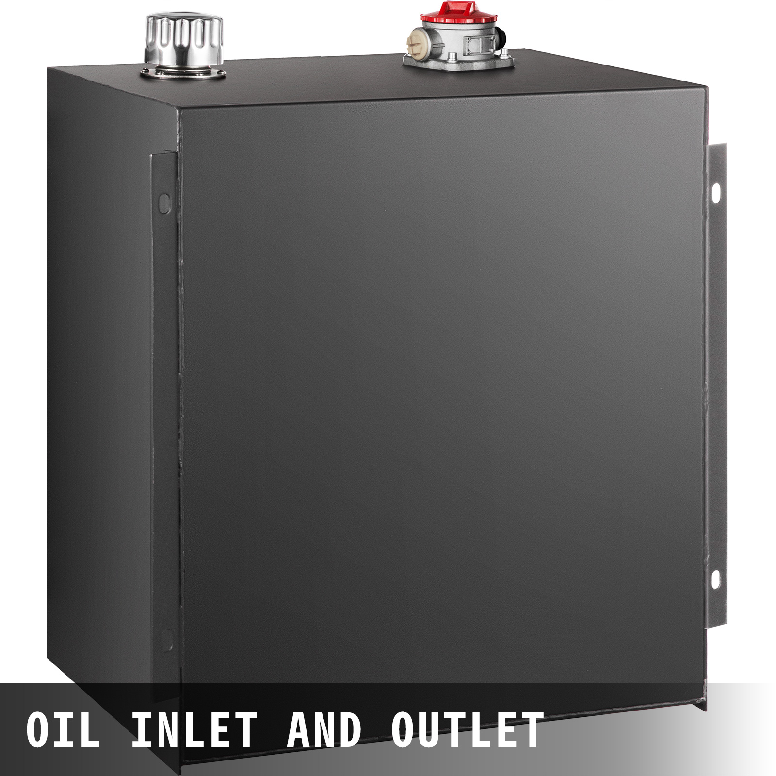 VEVOR Hydraulic Oil Tanks 25Gal Fuel Tank Heavy Duty Hydraulic Steel ...