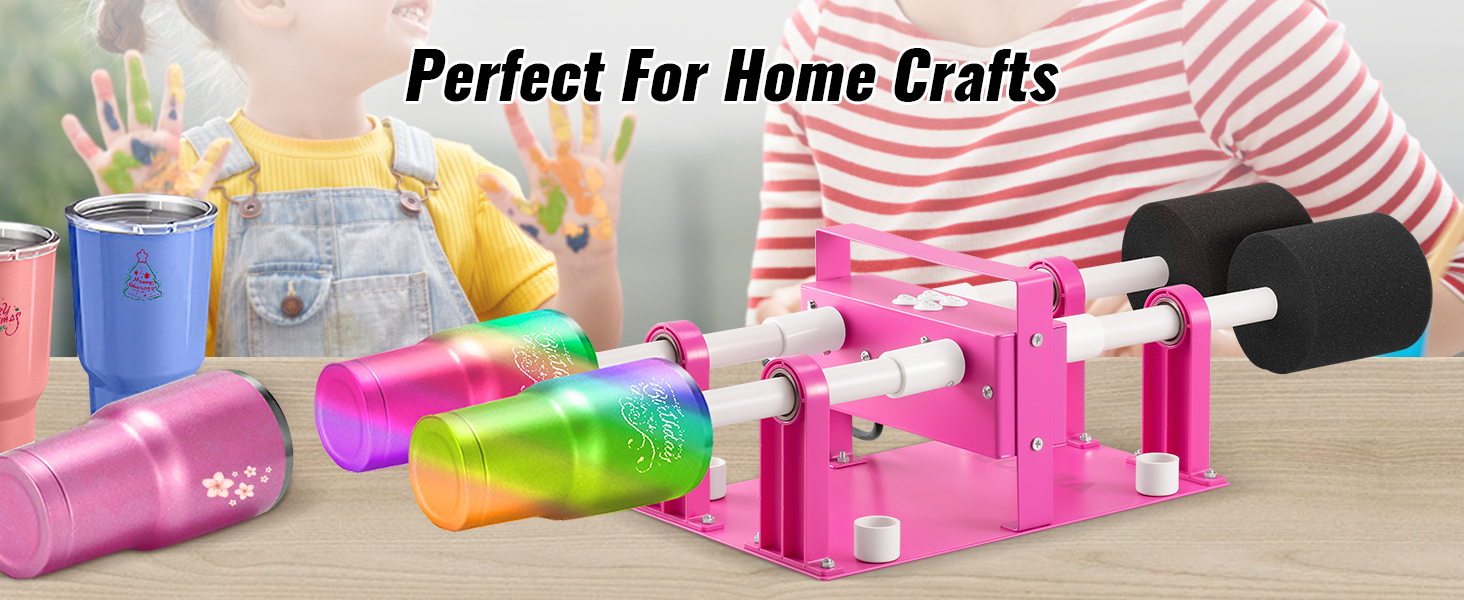 VEVOR 4 Cup Turner Multi Tumbler Spinner Four-Arm Crafts for Glitter ...