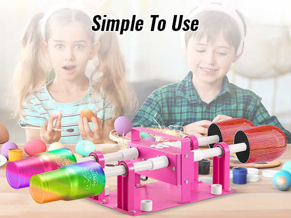 VEVOR 4 Cup Turner Multi Tumbler Spinner Four-Arm Crafts for Glitter ...