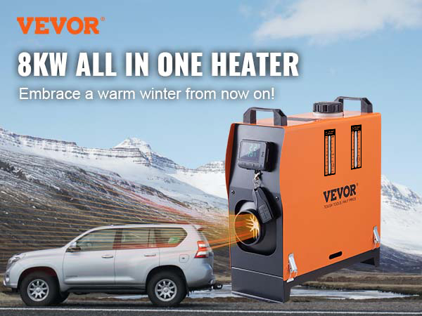 VEVOR Air Diesel Luchtverwarmers 12V 8KW Luchtverwarmer Air Diesel ...