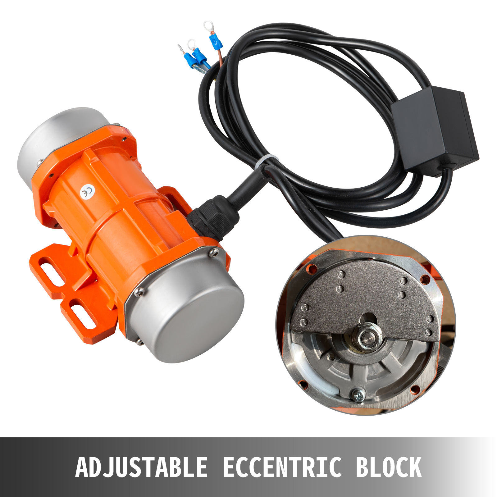 VEVOR AC Concrete Vibrator 110V, Motor Vibrating Motor 40W Single Phase ...