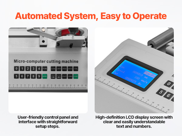 Auto Heat-Shrink Tube Cutter Cable Pipe Cutter Cutting Machine with LED ...