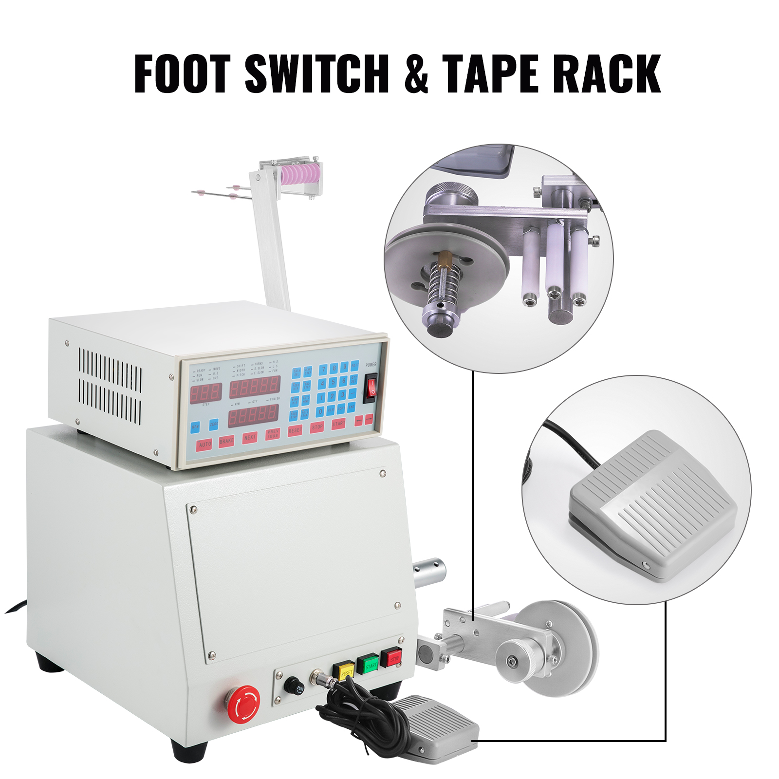 Computer Cnc Automatic Coil Winder Winding Machine For 0.03-1.2mm Wire ...