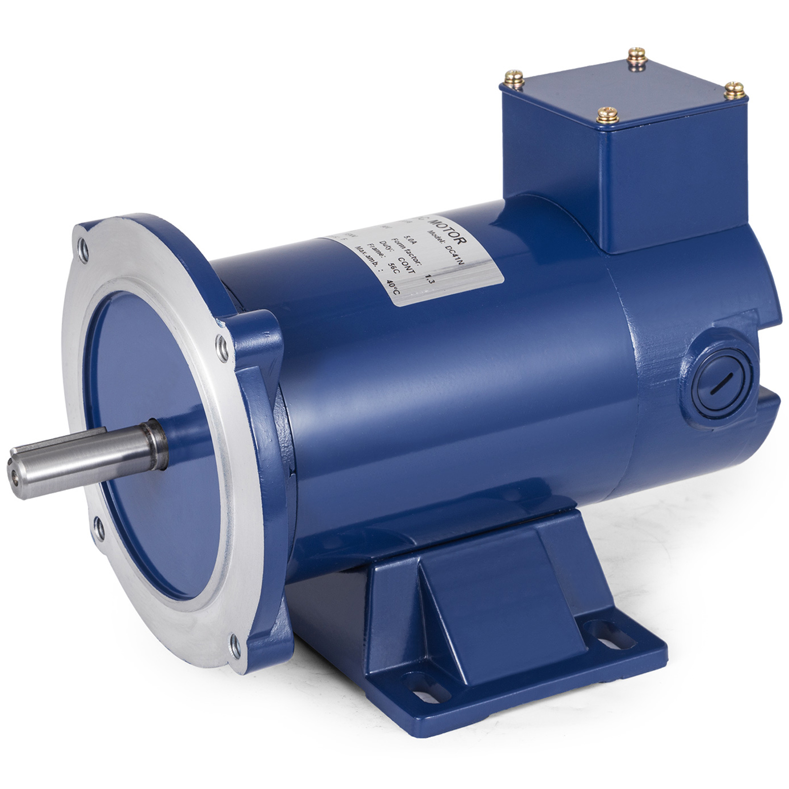 VEVOR DC-motor, nominaal toerental 1750 RPM, 1/2 PK 90V elektromotor ...