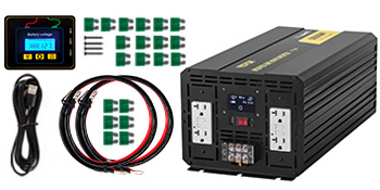 VEVOR Power Inverter, 5000W Modified Sine Wave Inverter, DC 12V to AC ...