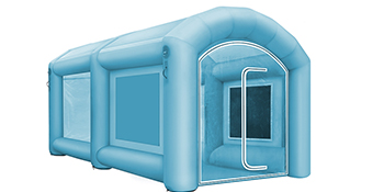 VEVOR Inflatable Spray Booth Tent 13 x 8 x 7FT Inflatable Paint Booth ...
