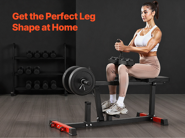 Seated Calf Machine Calf Raise Equipment Seated Leg Exercise Home Gym ...