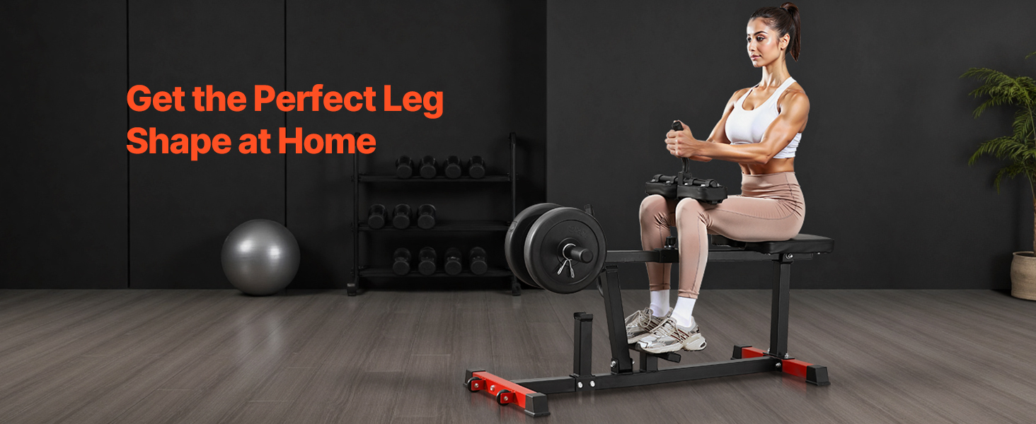 Seated Calf Machine Calf Raise Equipment Seated Leg Exercise Home Gym ...