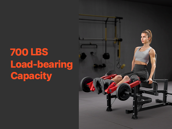 Leg Extension Curl Machine Seated Leg Rotary Extension Bench for Thigh ...